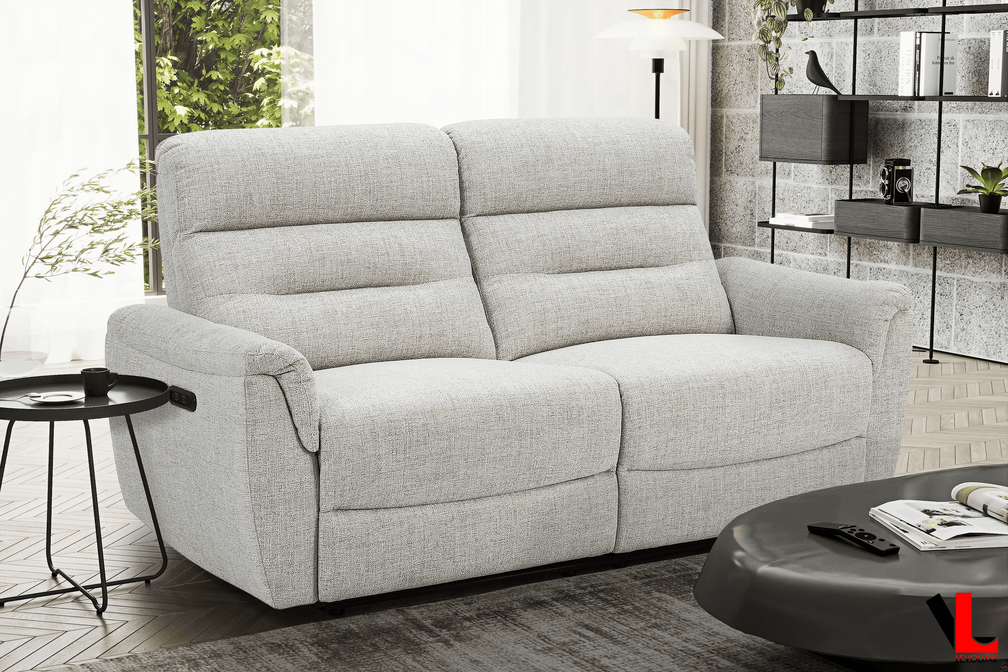 Primo International Fresno 2 Piece Sofa and Loveseat Set in Rustic ...