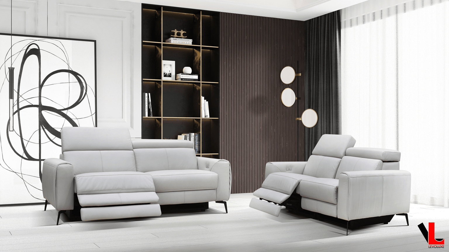 Primo International Fresno 2 Piece Sofa and Loveseat Set in Rustic ...