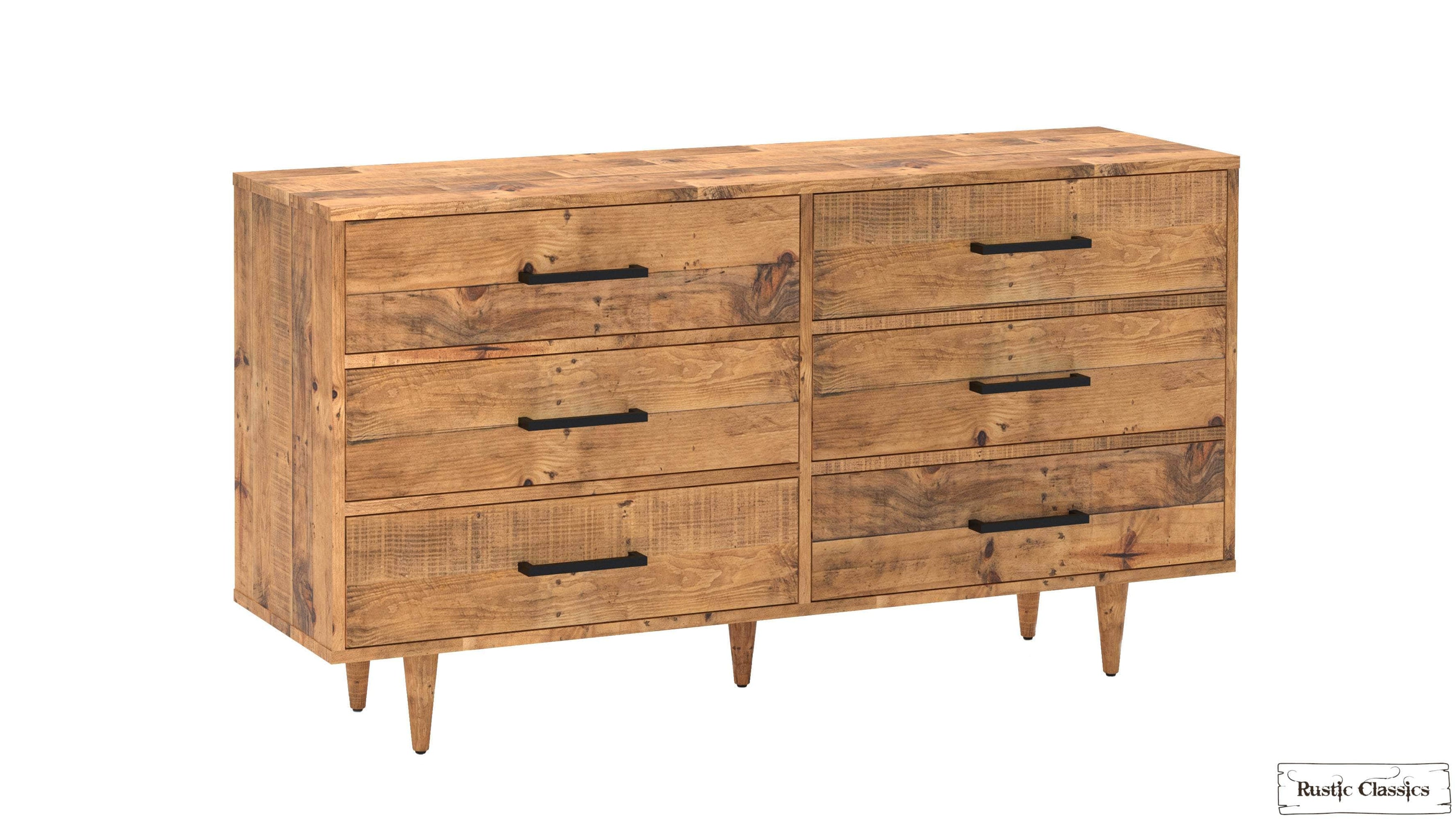 Rustic Classics Cypress 4 Piece Reclaimed Wood Platform Bedroom ...