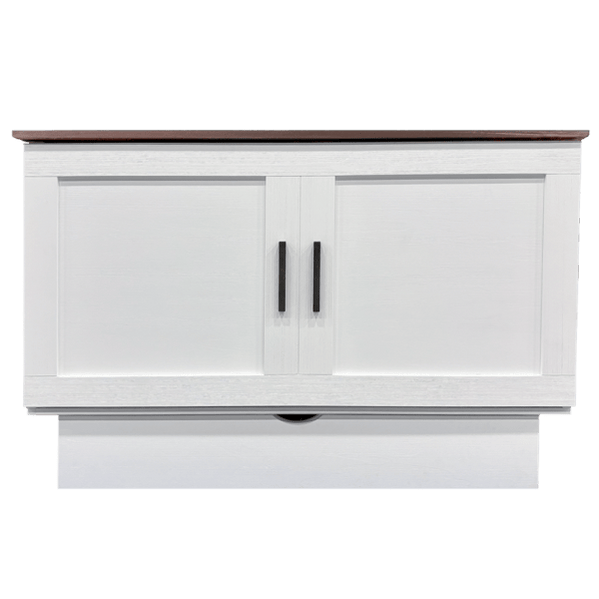 Sleep Chest Clifton Farmhouse Murphy Cabinet Bed in Auburn — Wholesale ...