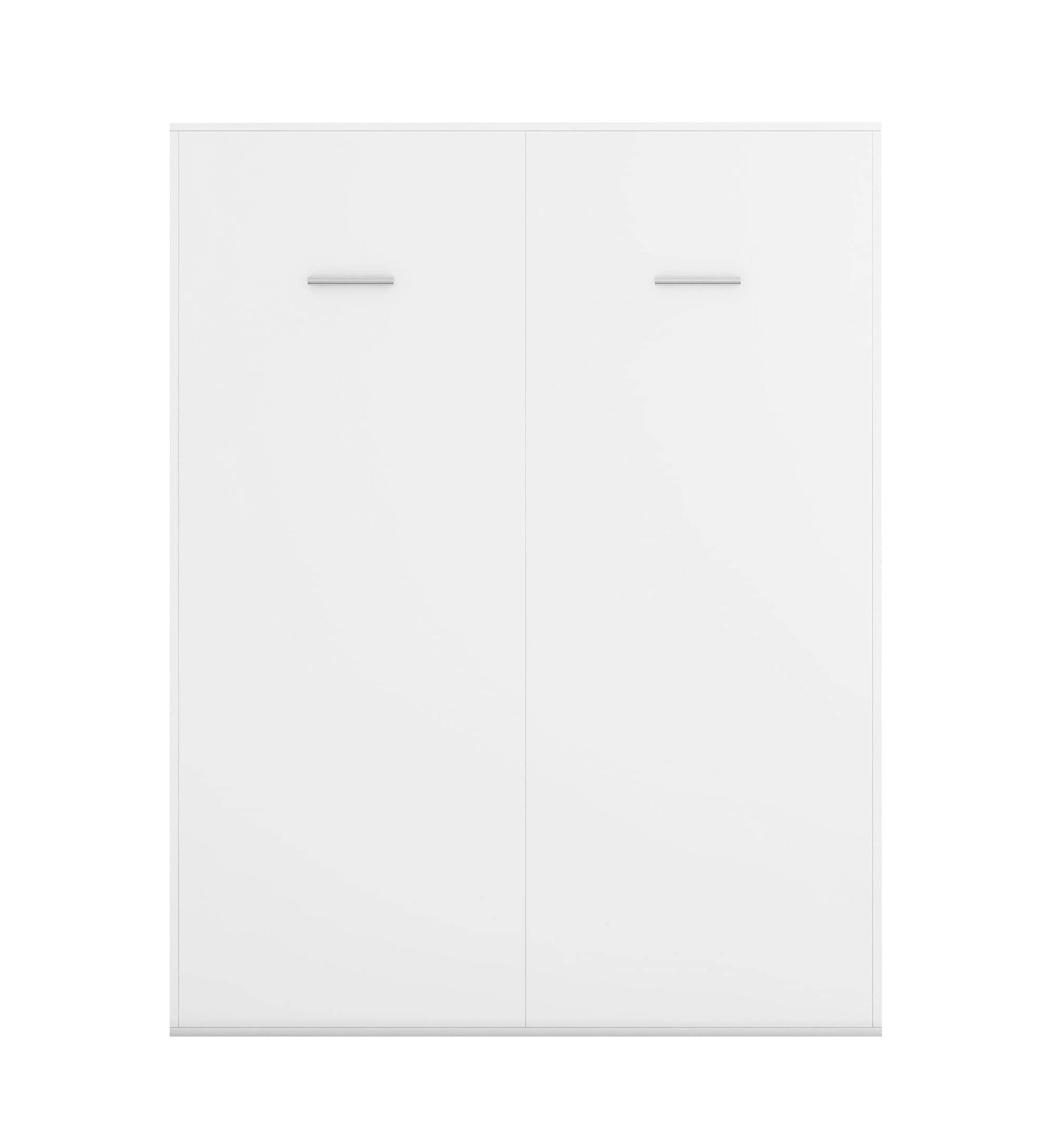 True Contemporary Wallie White Vertical Murphy Wall Pull Down Bed ...