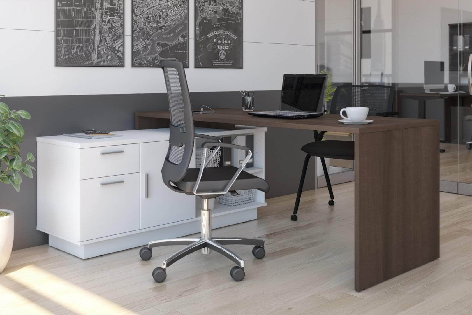 Modubox Equinox L-Shaped Desk — Wholesale Furniture Brokers Canada