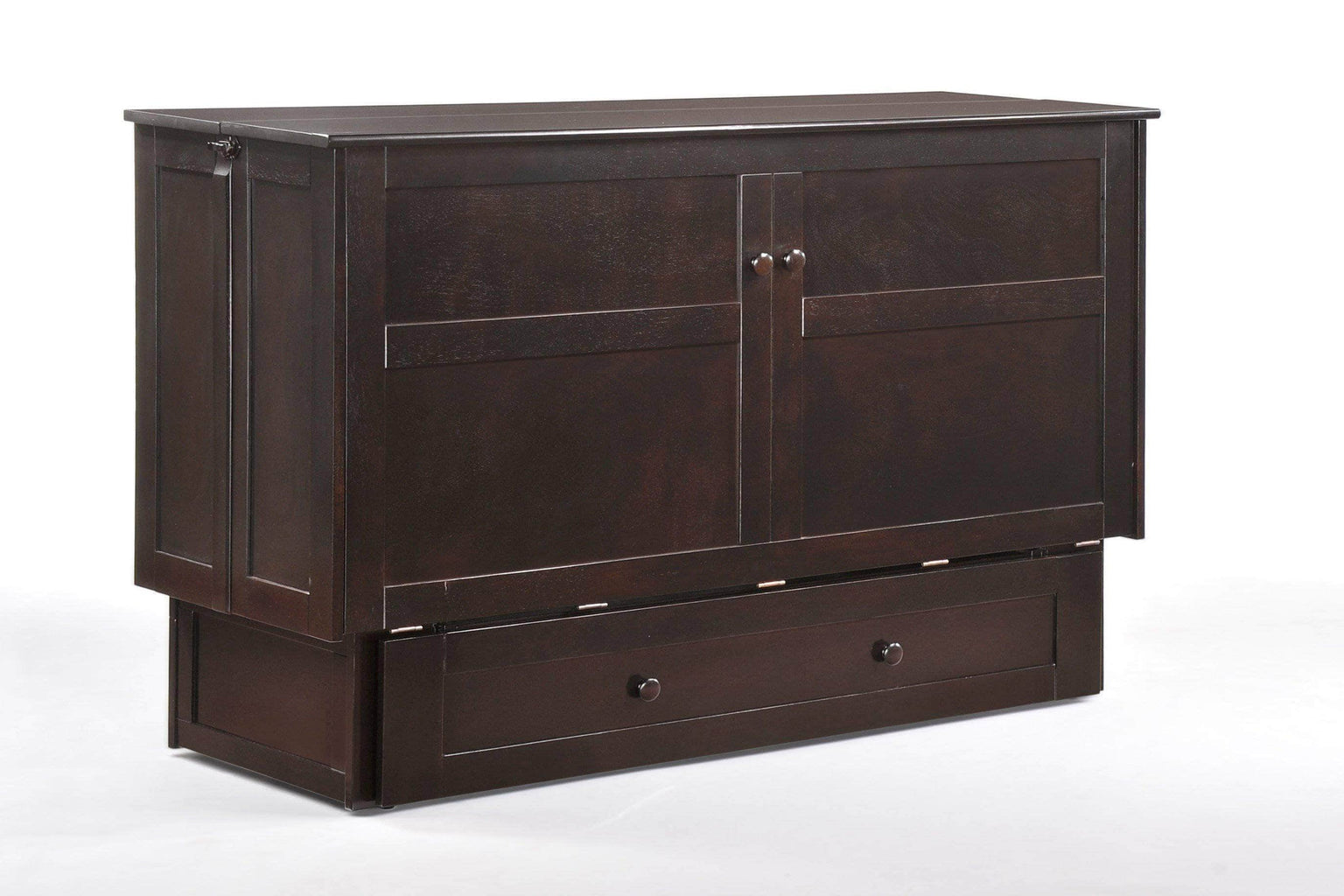 Sleep Chest Clifton Farmhouse Murphy Cabinet Bed in Auburn — Wholesale ...