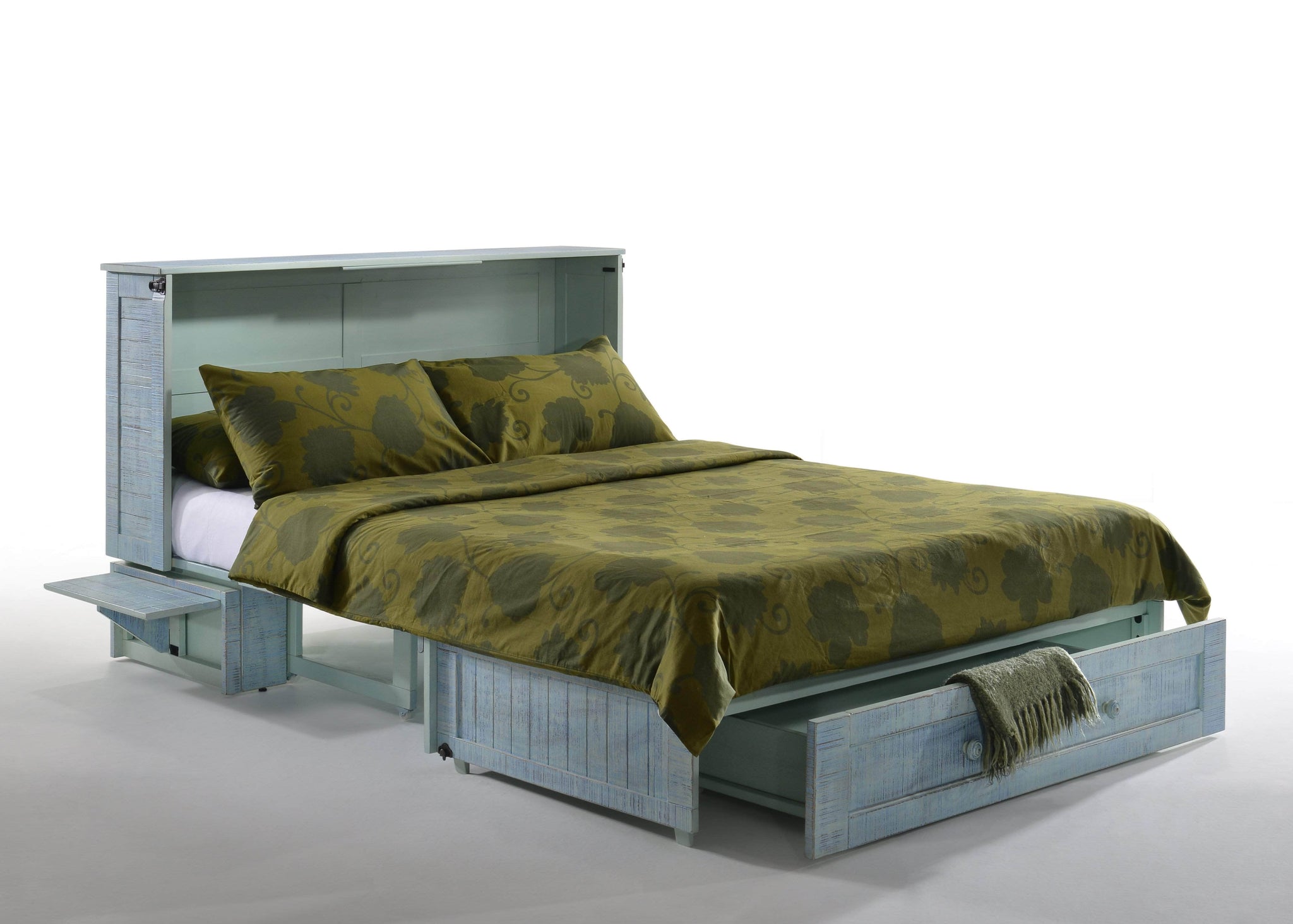 Sleep Chest Clifton Farmhouse Murphy Cabinet Bed in Auburn — Wholesale ...