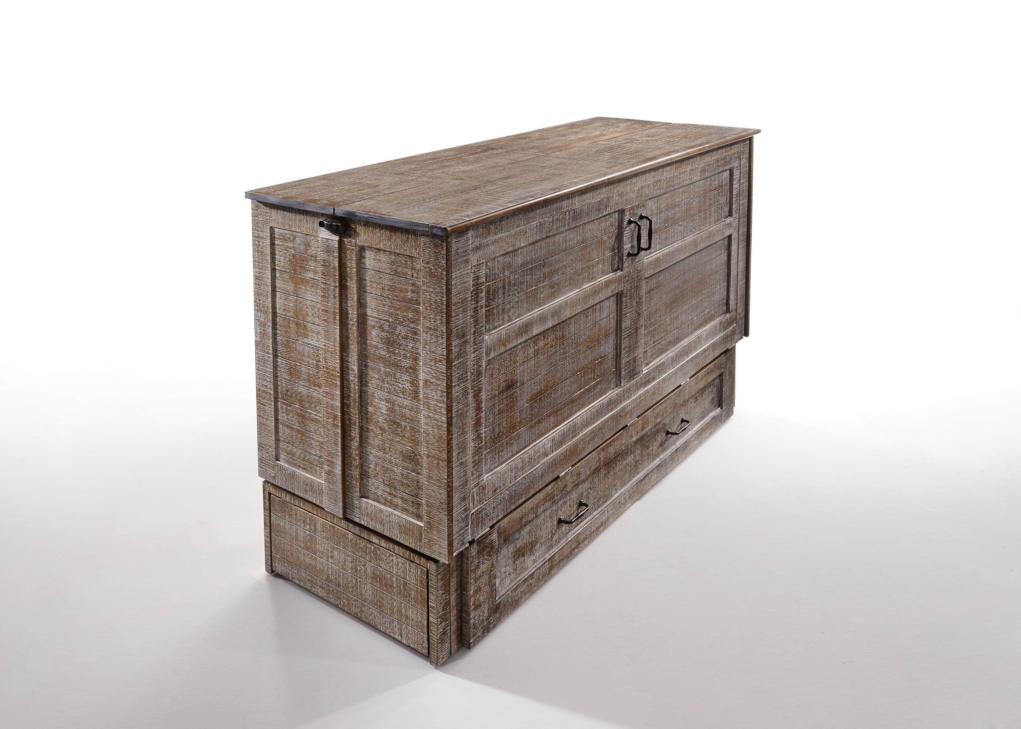 Sleep Chest Clifton Farmhouse Murphy Cabinet Bed in Auburn — Wholesale ...