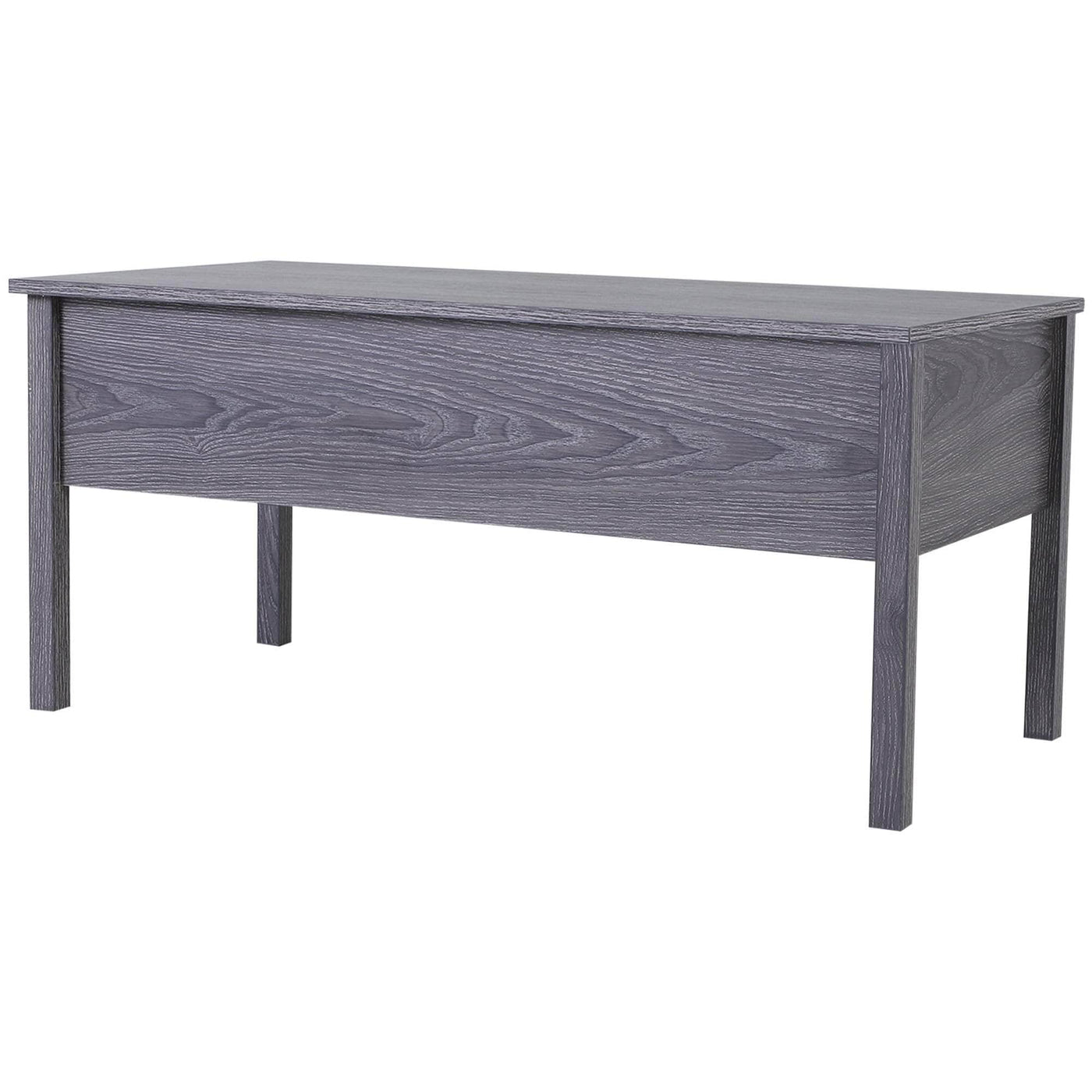 Homcom 39 Inch Modern Rectangular Lift Top Coffee Table with Storage ...