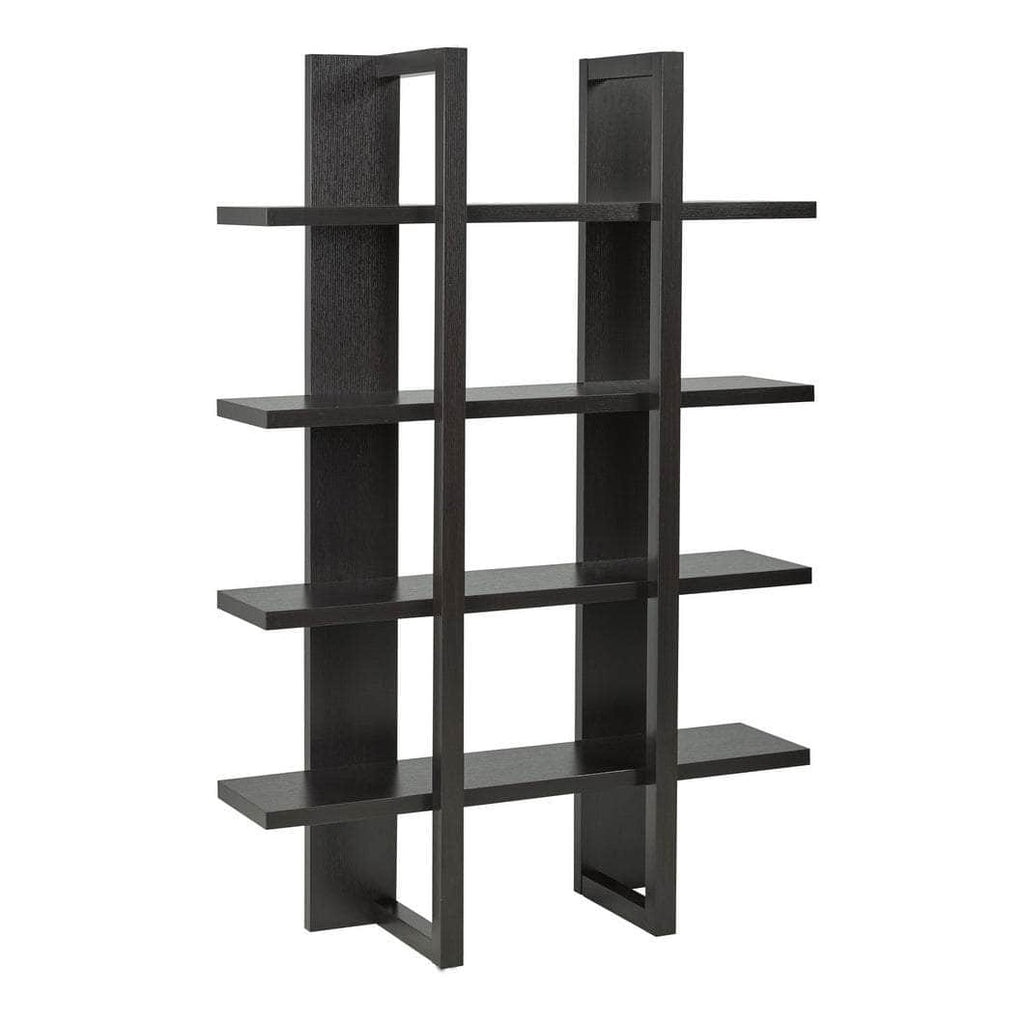 Modubox Milo Mid-Century Modern Tall Bookcase with Adjustable Shelves ...