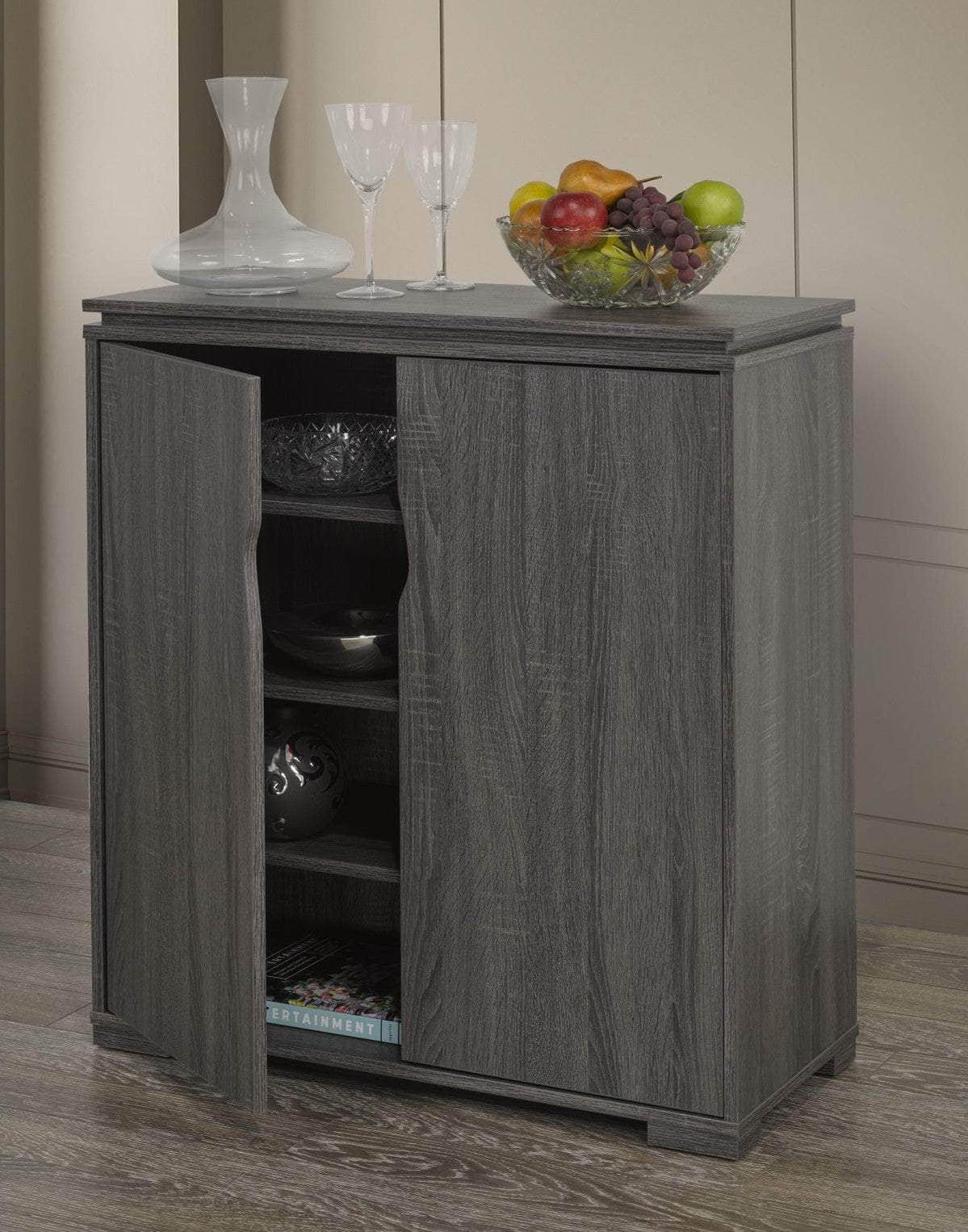 Brassex Inc. Multi-Tier Shoe Cabinet — Wholesale Furniture Brokers Canada