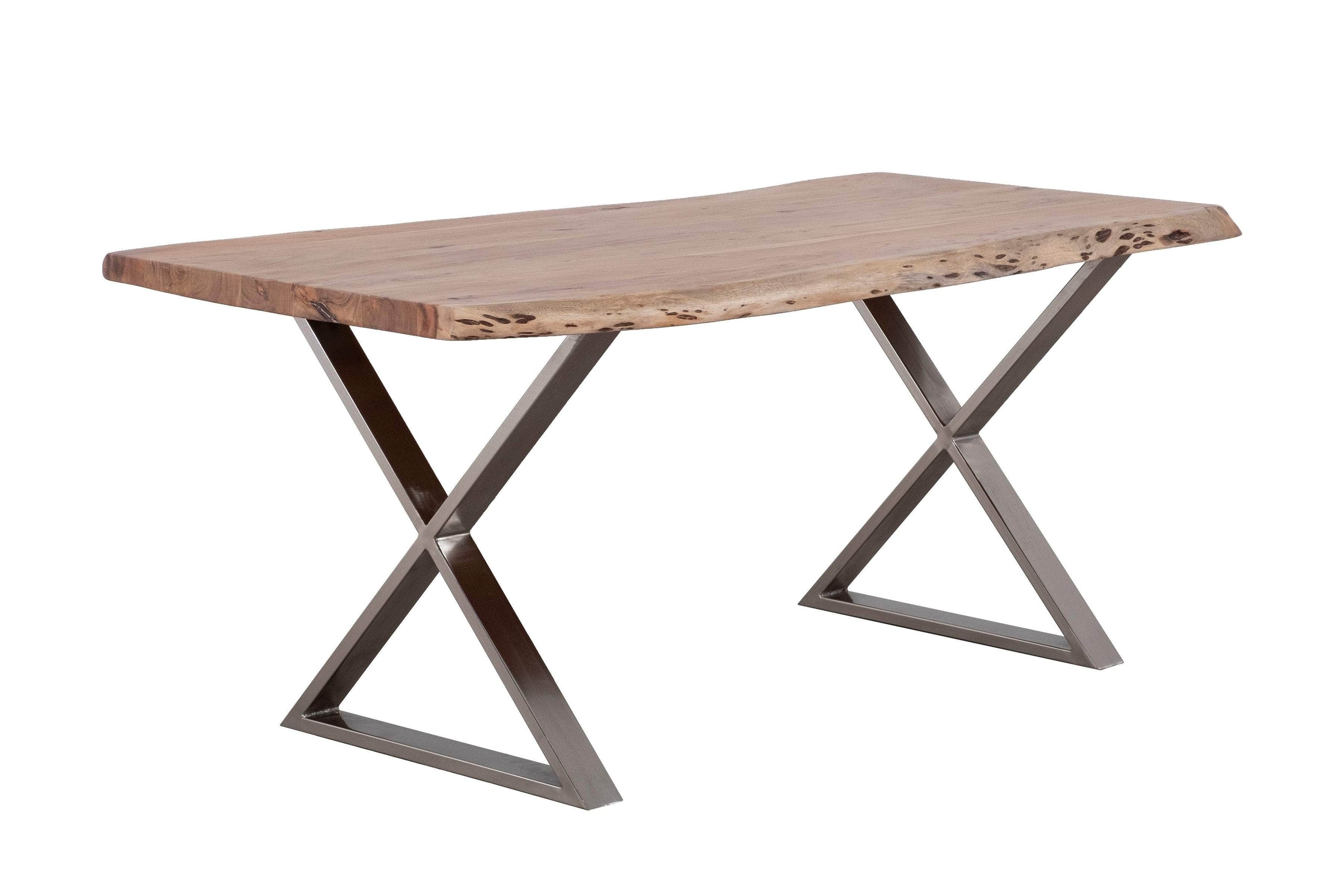 Primo International Sutherland 70" Rectangular Rustic Wood Dining Table ...