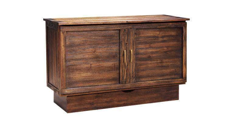 Sleep Chest Cape Cod Murphy Bed in Brushed White and Acacia — Wholesale ...